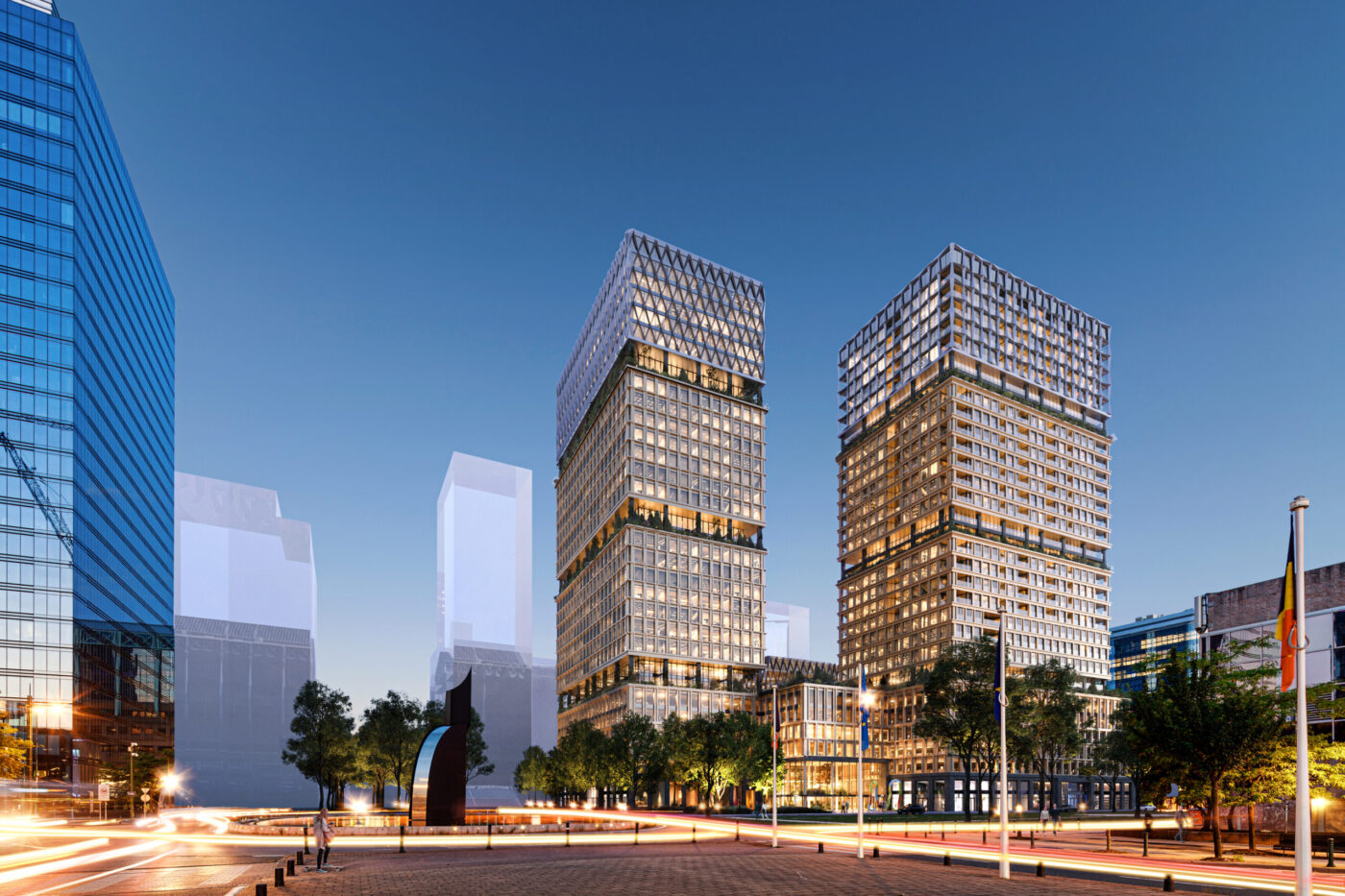 Bel Towers Brussels North: Sustainable Redevelopment into a Vibrant 24/ ...
