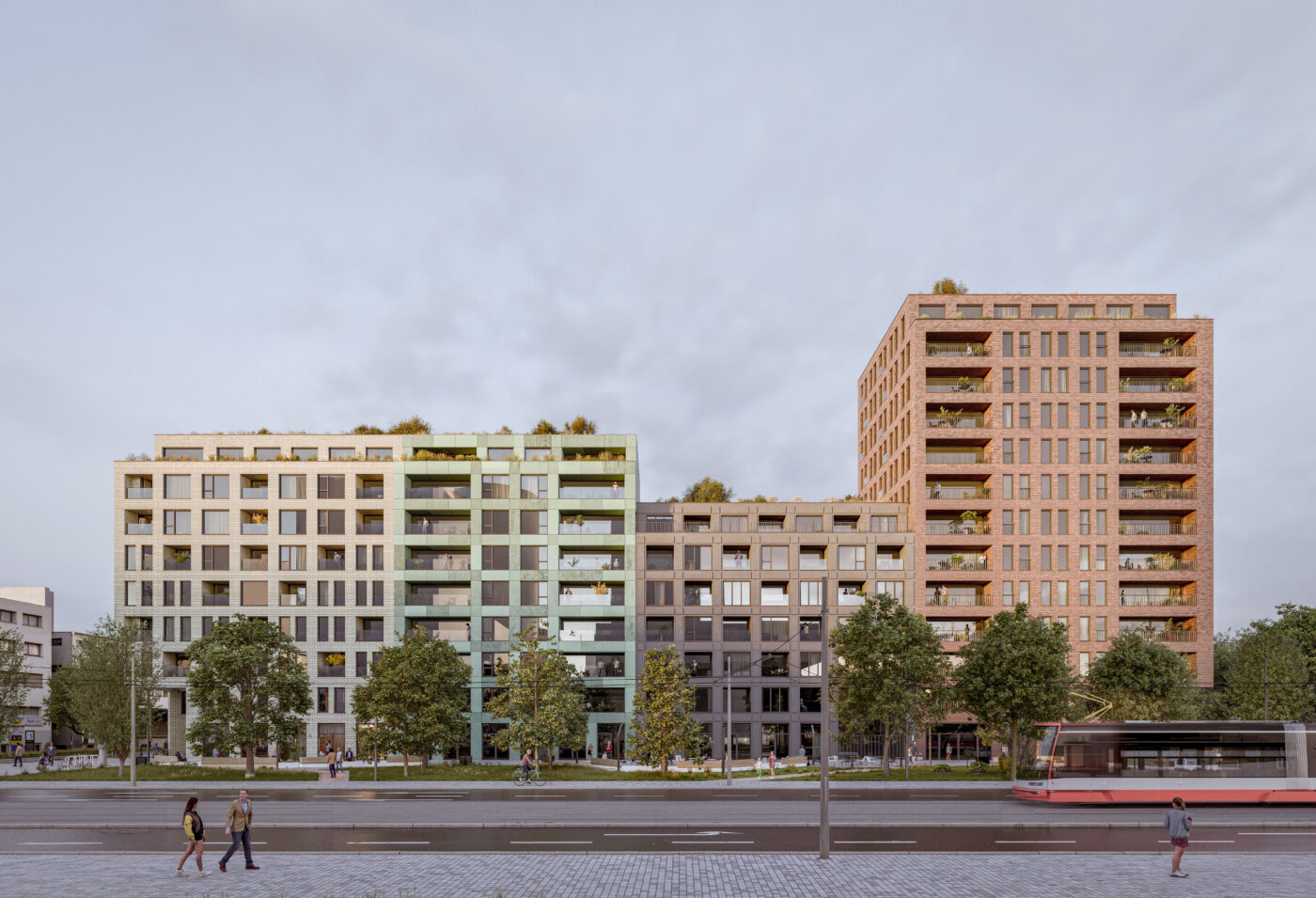 Žižkov City Prague Residential Urban Blocks | Neutelings Riedijk Architects